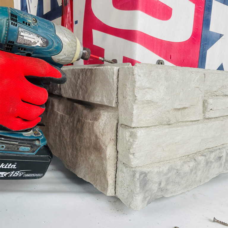 VENA Stones - Screw-Mounted Cast Stone Veneer Panels
